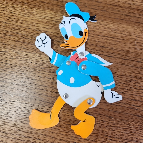 Disney | Other | Vintage 6s Disney Donald Duck Plastic Posable Jointed ...